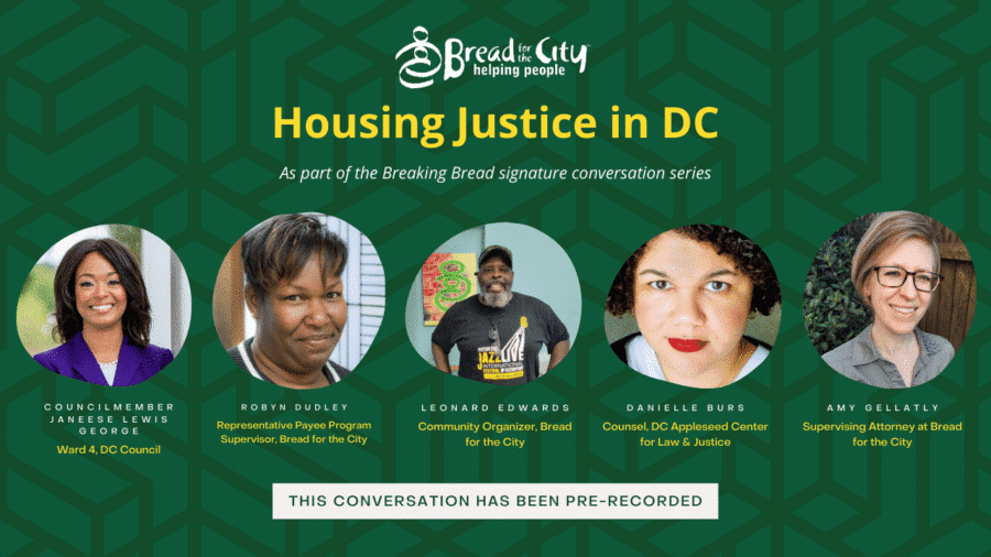 Breaking Bread: Housing Justice in DC - Bread for the City